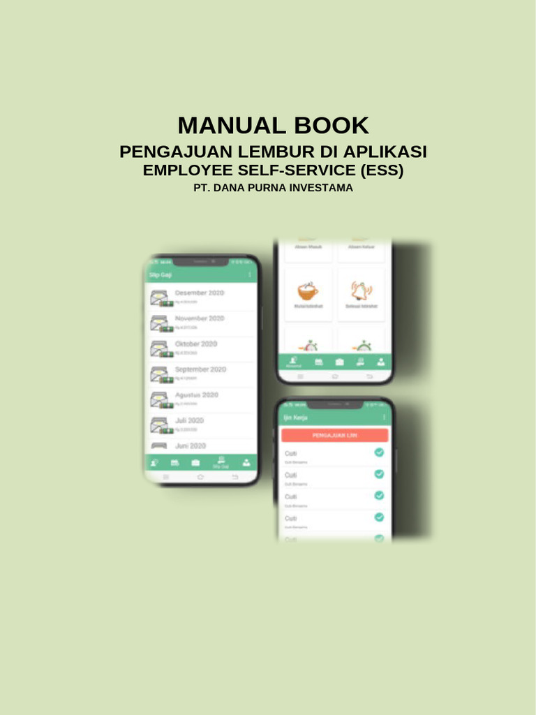 Panduan Pengajuan Lembur di ESS | PDF