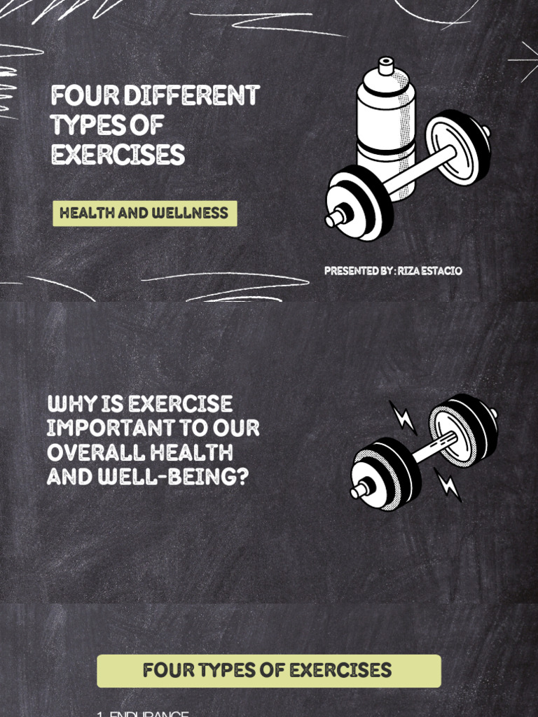 Four Essential Exercise Types Explained | PDF