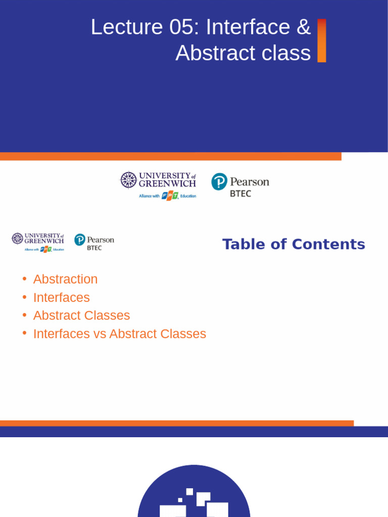 05 Interface And Abstraction Pdf Class Computer Programming Inheritance Object Oriented