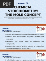 Formula Sheet - Mole Concept (Class 11 Chemistry) - 20250221 - 212133 - 0000 | PDF