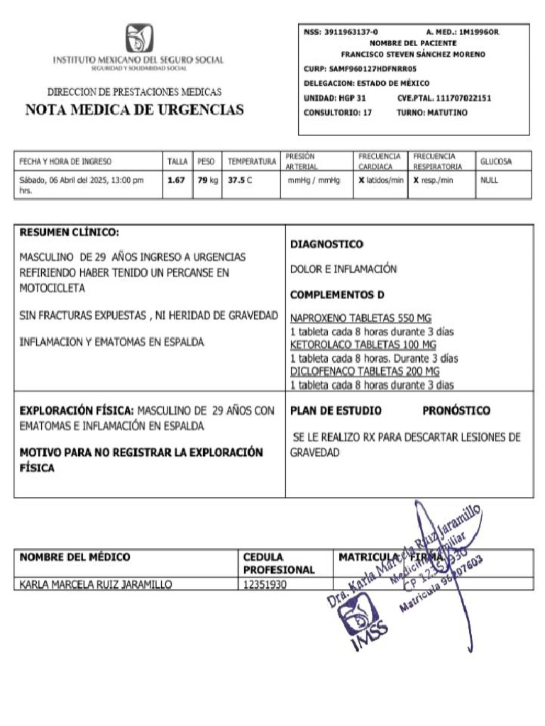 Steven | PDF | Enfermedades y trastornos humanos | Especialidades Medicas