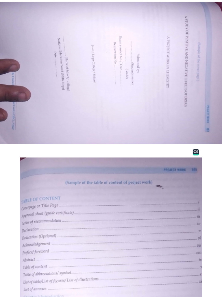 Chemistry Project Work | PDF