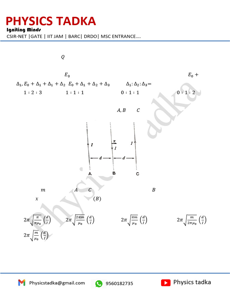 EMT TIFR 2011-2023 Pyq With Ans Key Physics Tadka | PDF | Polarization (Waves) | Waves