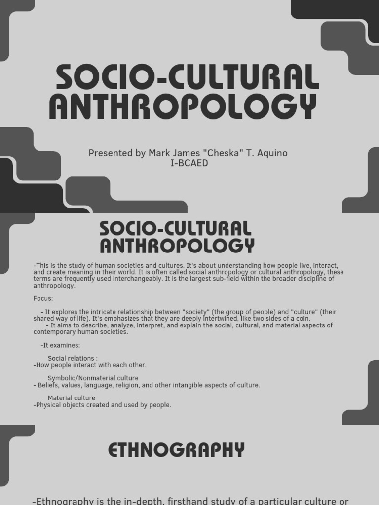 Socio-Cultural Anthropology by Cheskaaaaa - 20250325 - 104540 - 0000 ...