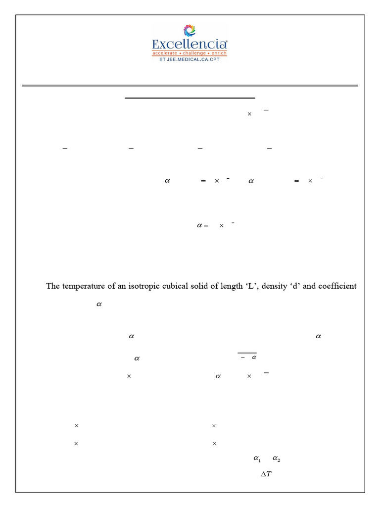 Physics Assignment on Thermal Expansion | PDF | Thermal Expansion | Gases