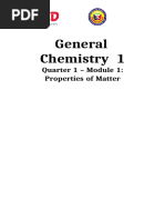 G11 Module 1 in General Chemistry 1 PDF | PDF | Mixture | Filtration
