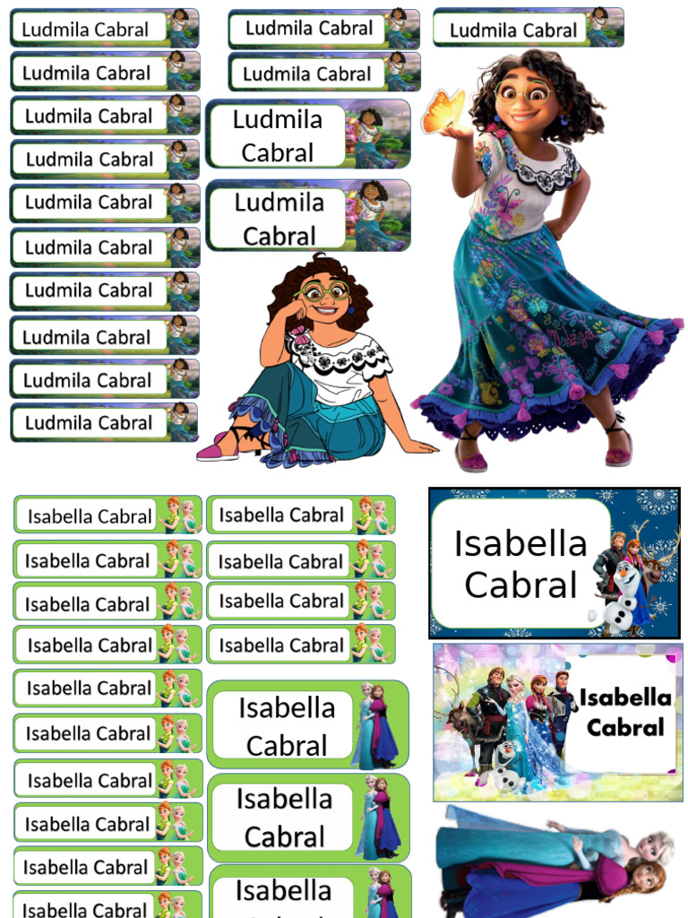 Stickers 9 Plantillas | PDF