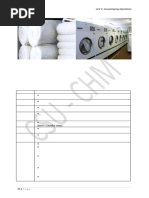 Laundry Standard Operating Procedures | PDF | Laundry | Washing Machine