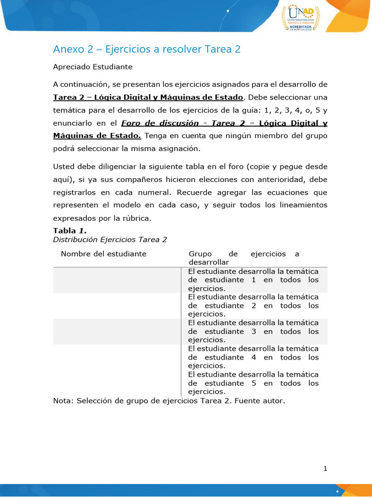Anexo 2 - Ejercicios A Resolver Tarea 2 | PDF | Infografia | Informática