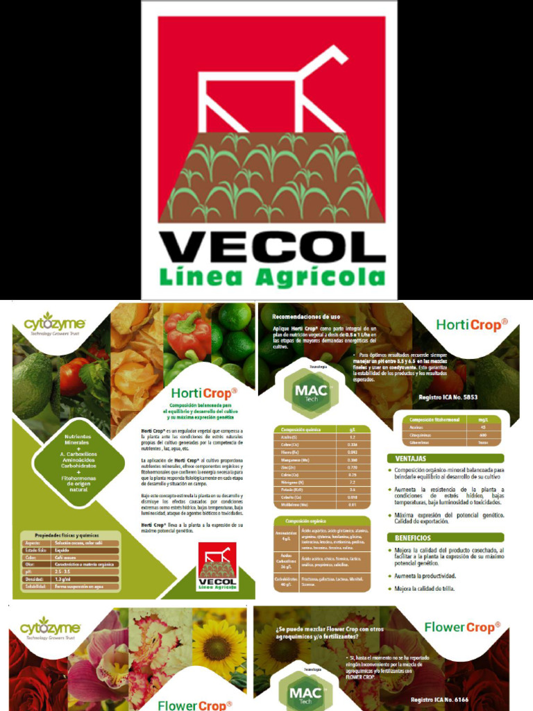Catalogo Vecol Foliares-Biologicos 2024 | PDF