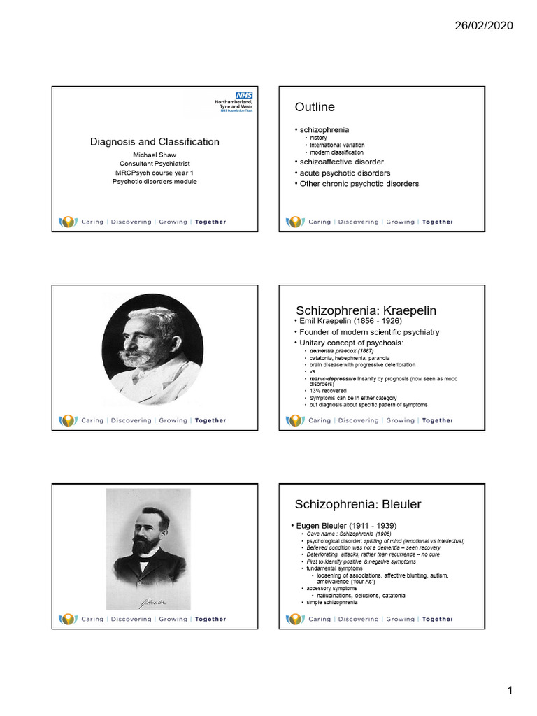 A - Lloyd - Psychosis Classification | PDF | Psychosis | Schizophrenia