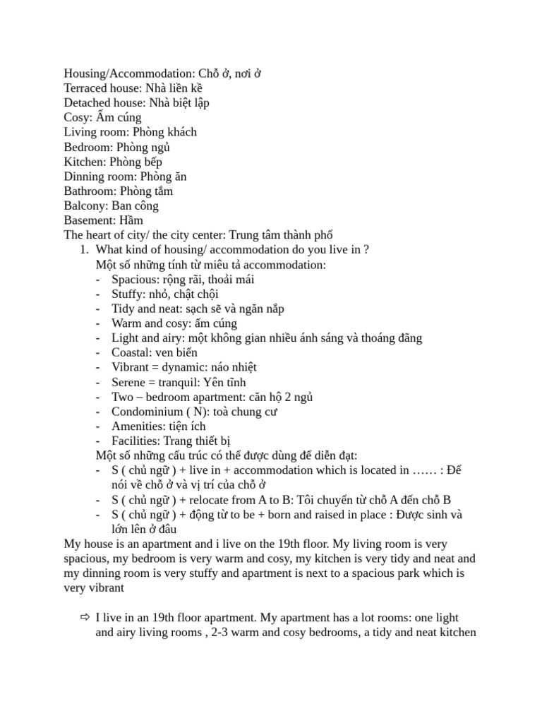 Note Speaking ( Mỹ Quyên ) | PDF