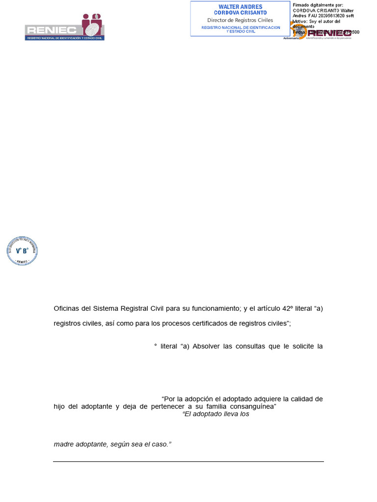 RESOLUCION DIRECTORAL-San Borja-000100-2025-DRC - RENIEC-2025-03-13-A RECTIFICACION NOTARIAL POR ...