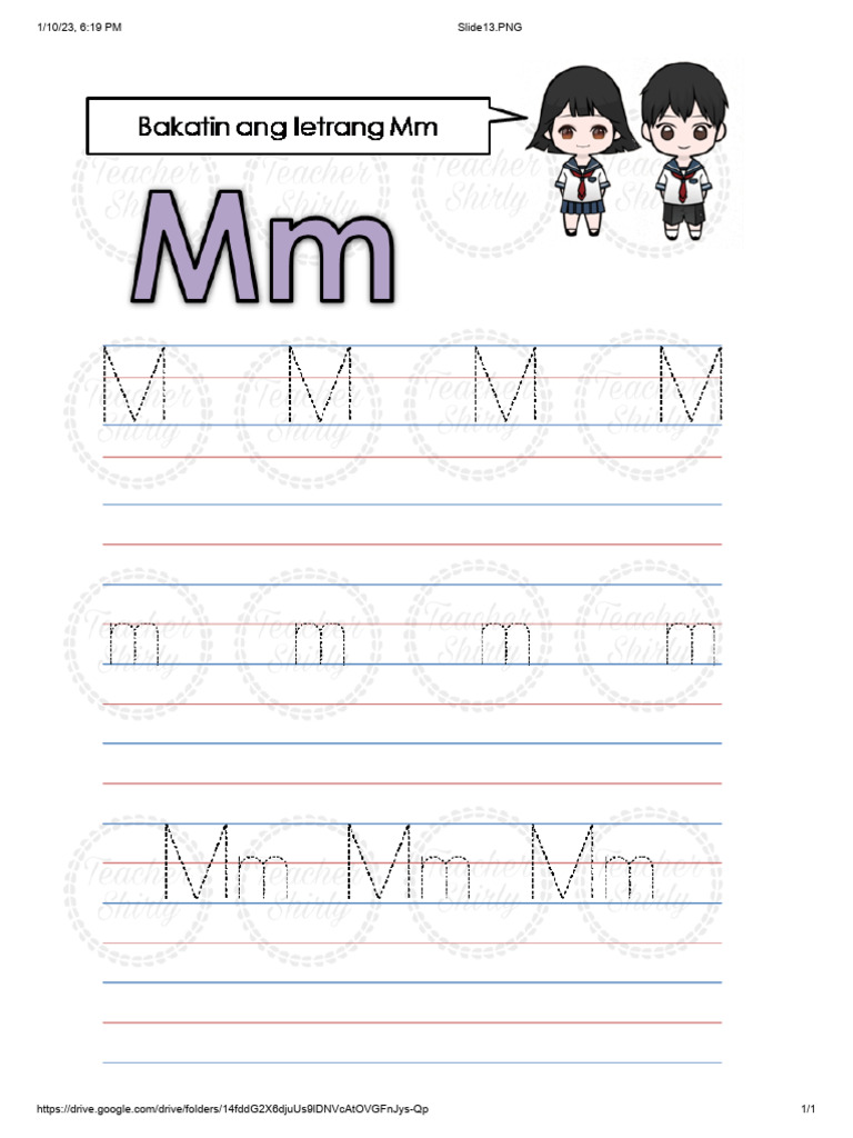 Letter M | PDF