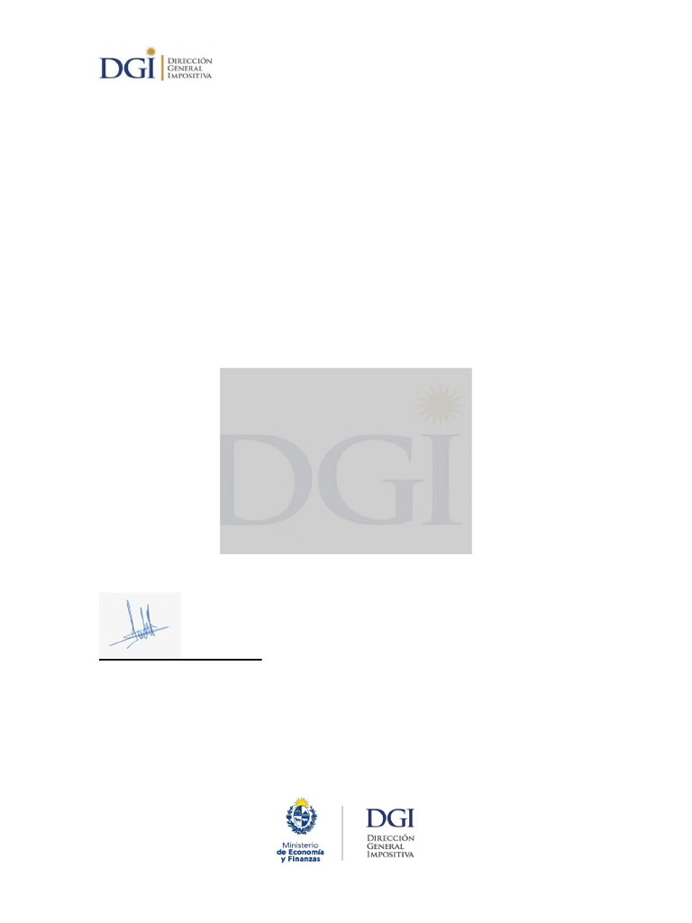 Certificado Tributario Dgi Miguel Angel Martinez | PDF