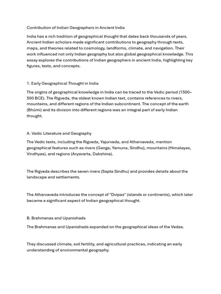 Geography Development | PDF | Immanuel Kant | Geography