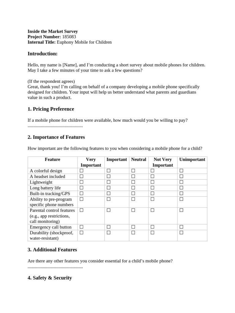 Inside The Market Survey | PDF | Mobile Phones | Computing