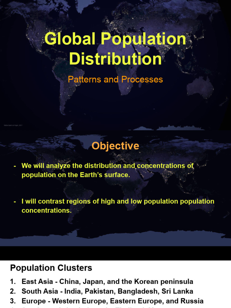 Global Population Distribution Insights | PDF