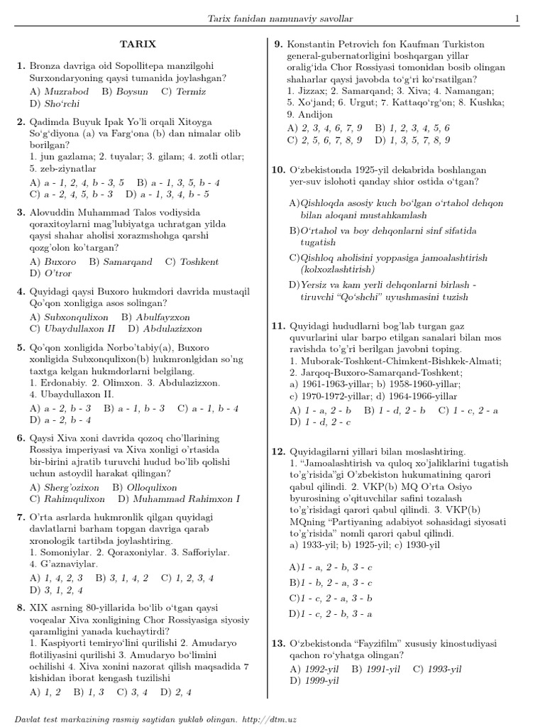 tarix_uz | PDF