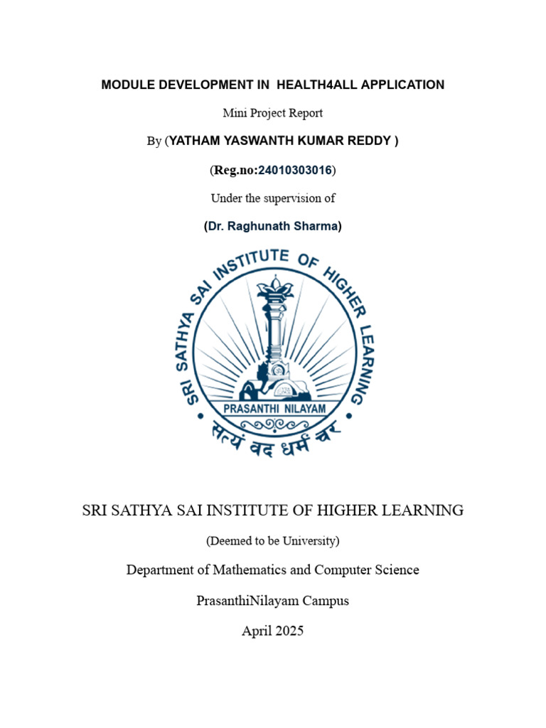 Mini Project Report | PDF | Software Development | Databases