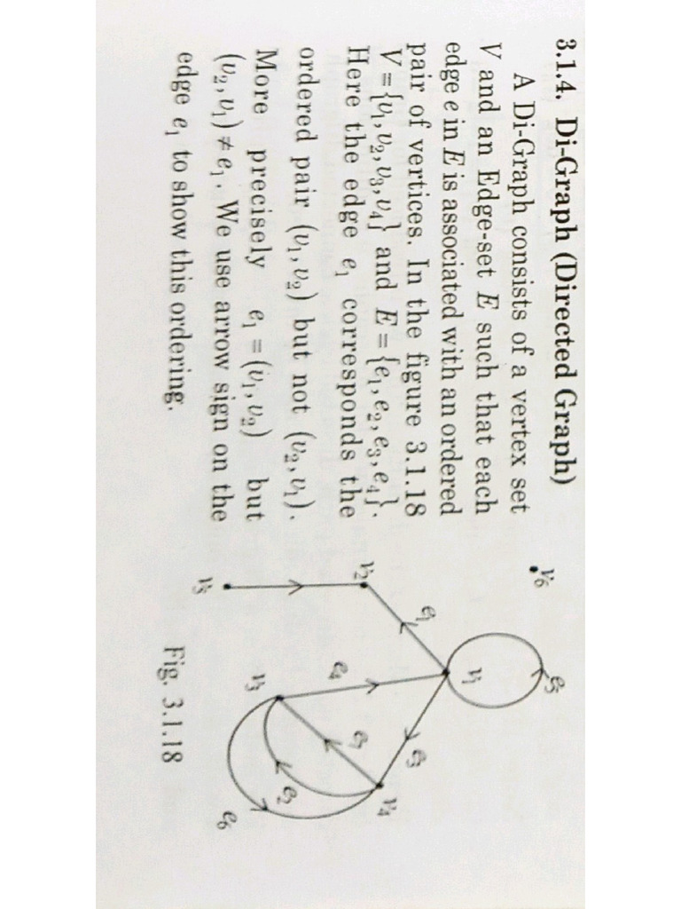 Di-Graph & Some Theorems on Graph | PDF