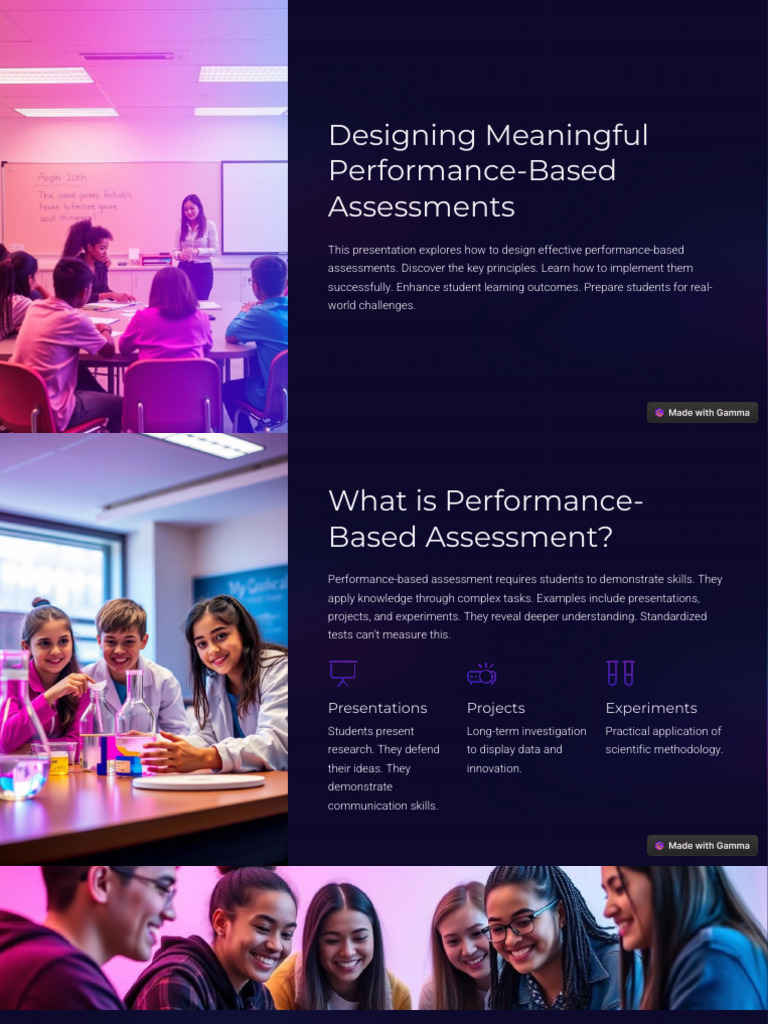 Designing-Meaningful-Performance-Based-Assessments | PDF | Educational ...
