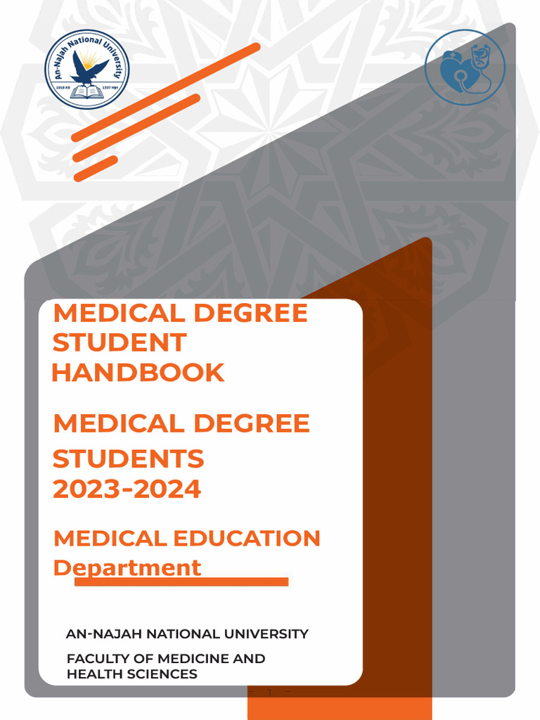 MD Students Handbook | PDF | Doctor Of Medicine | Medicine