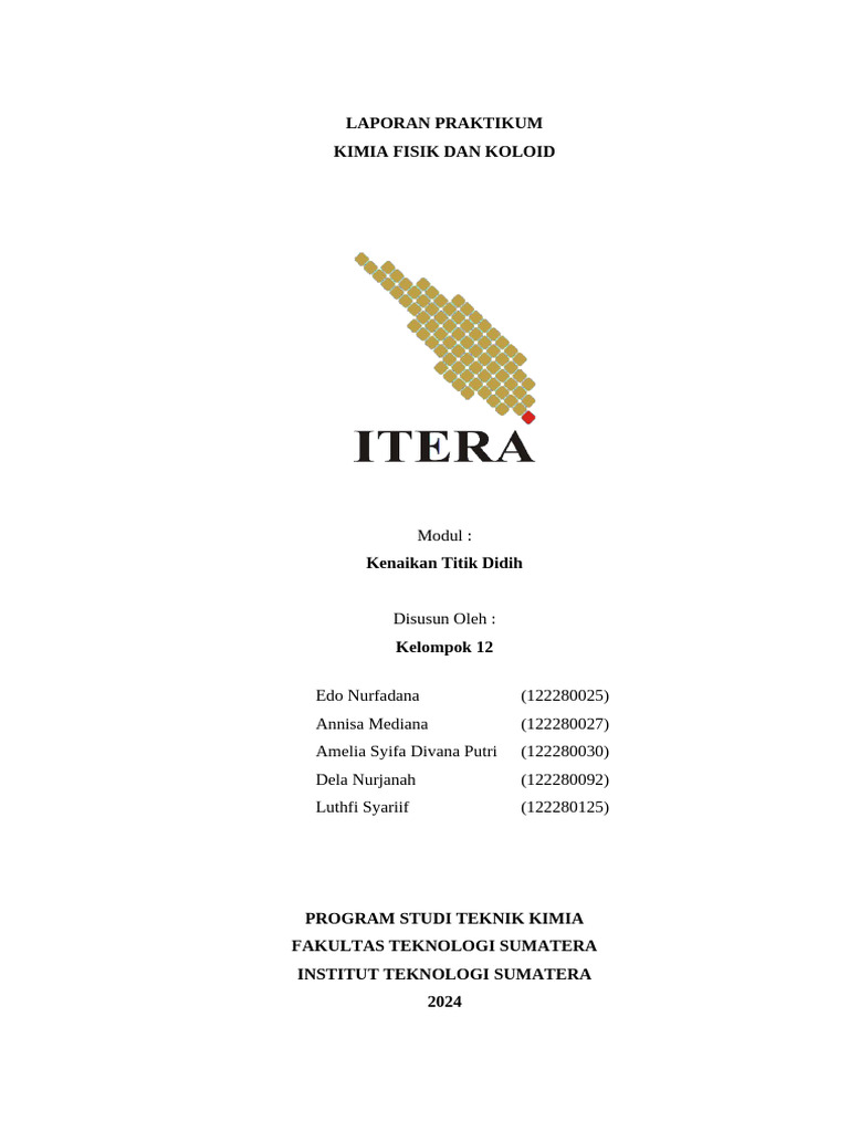 Laporan Praktikum Kenaikan Titik Didih | PDF