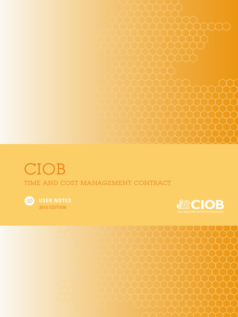 CIOB Contracts Management | PDF | Building Information Modeling ...