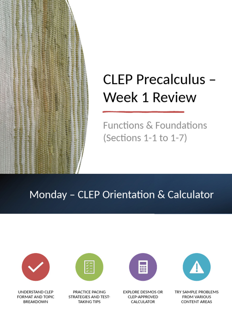 CLEP Week1 Functions Updated Presentation | PDF