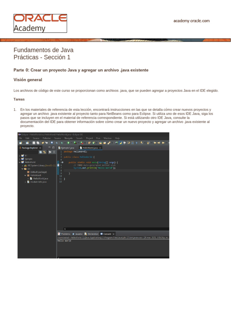 Seccion 1 - Practica | PDF