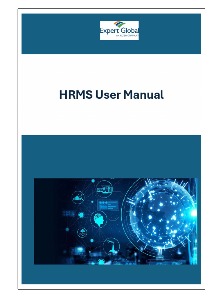 HRMS User Manual | PDF