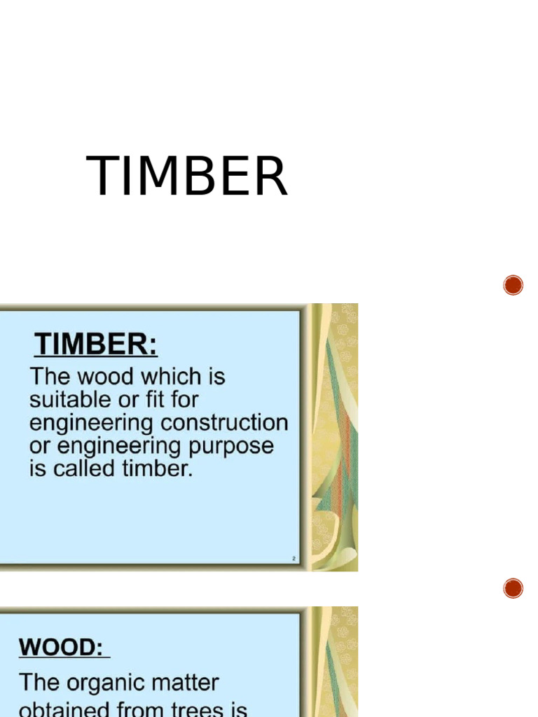 Timber Presentation | PDF