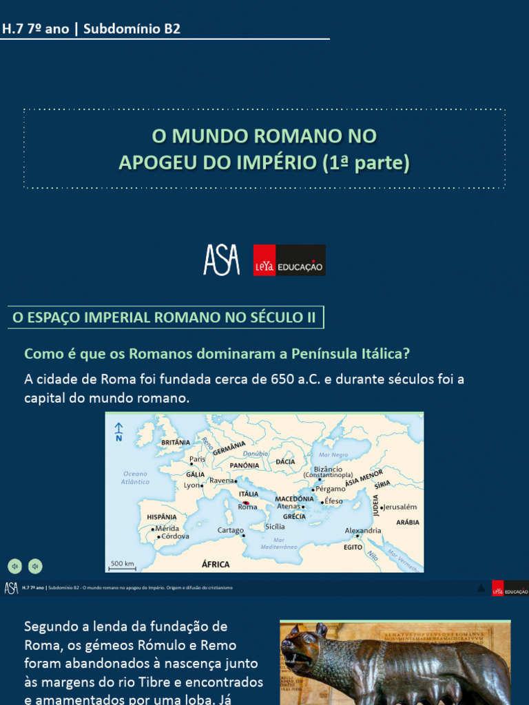 2-O Mundo Romano No Apogeu Do Imp-Rio (1 - Parte) | PDF | Império ...