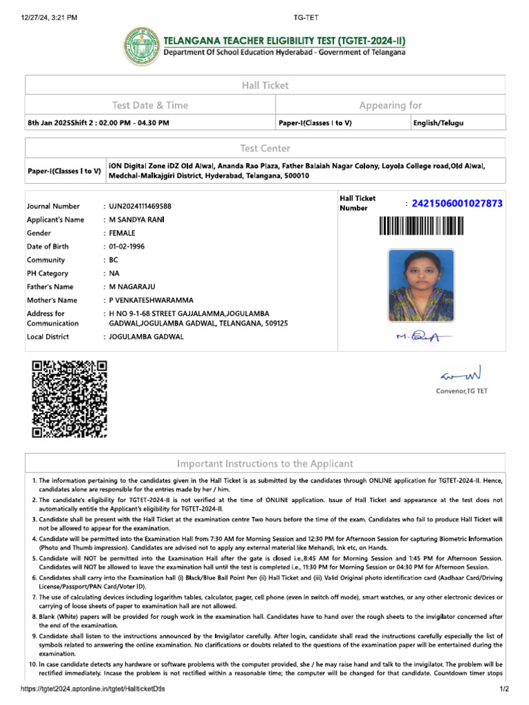 M. Sandya Rani | PDF