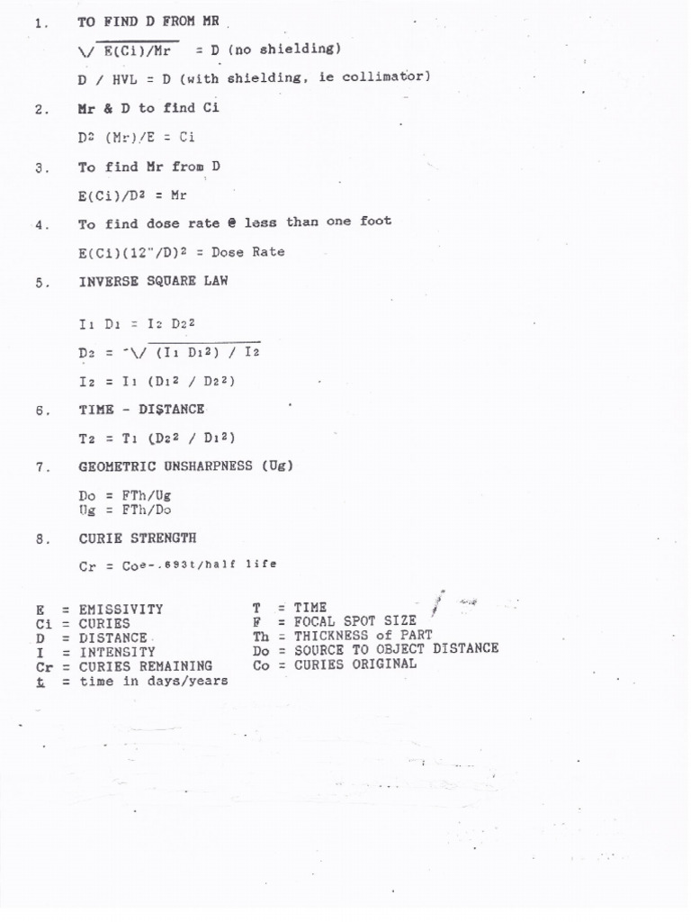 Source and Distance Formulas | PDF