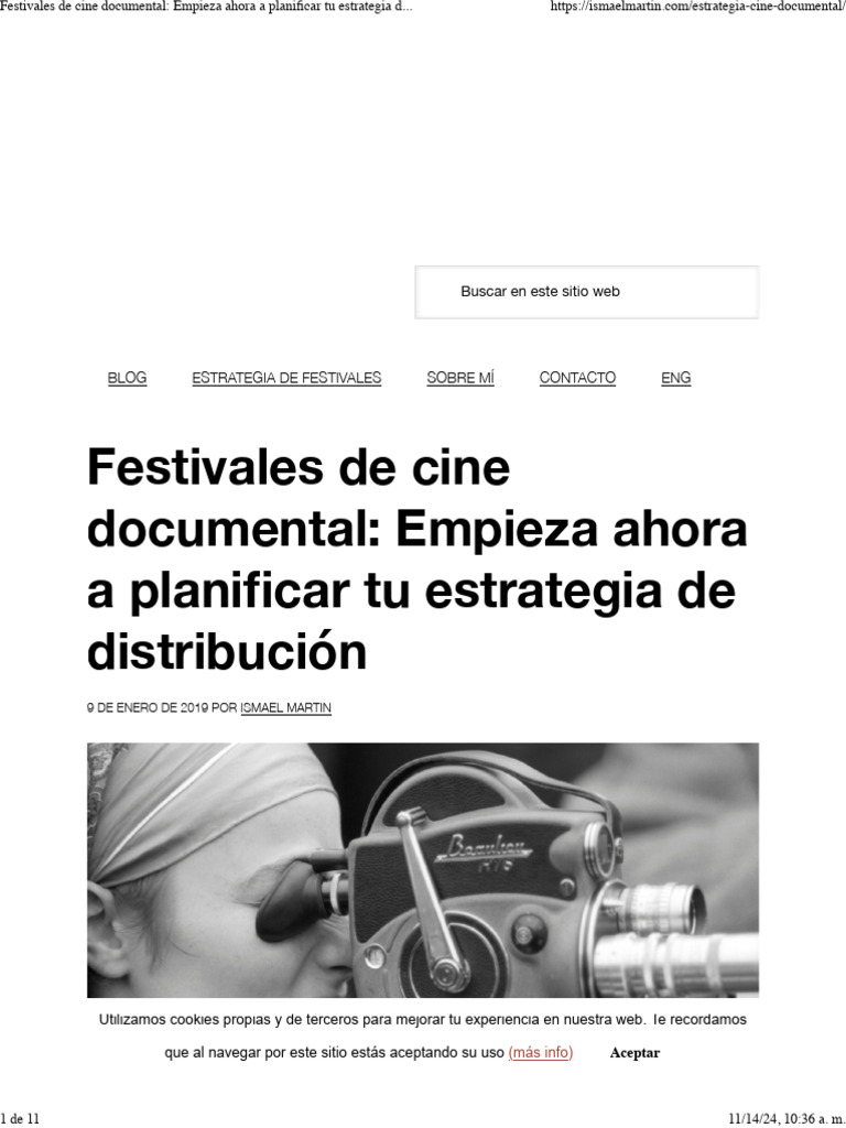 Festivales de Cine Documental - Empieza Ahora A Planificar Tu ...