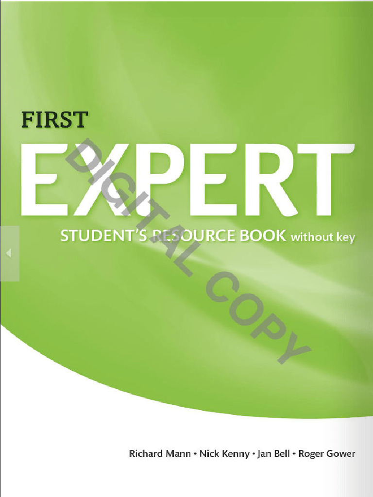 First Expert Resource Book | PDF