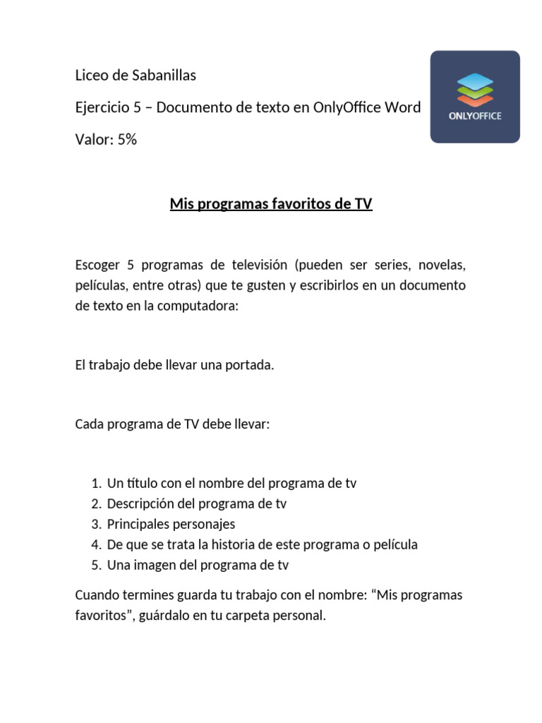Mis tv favoritos | PDF
