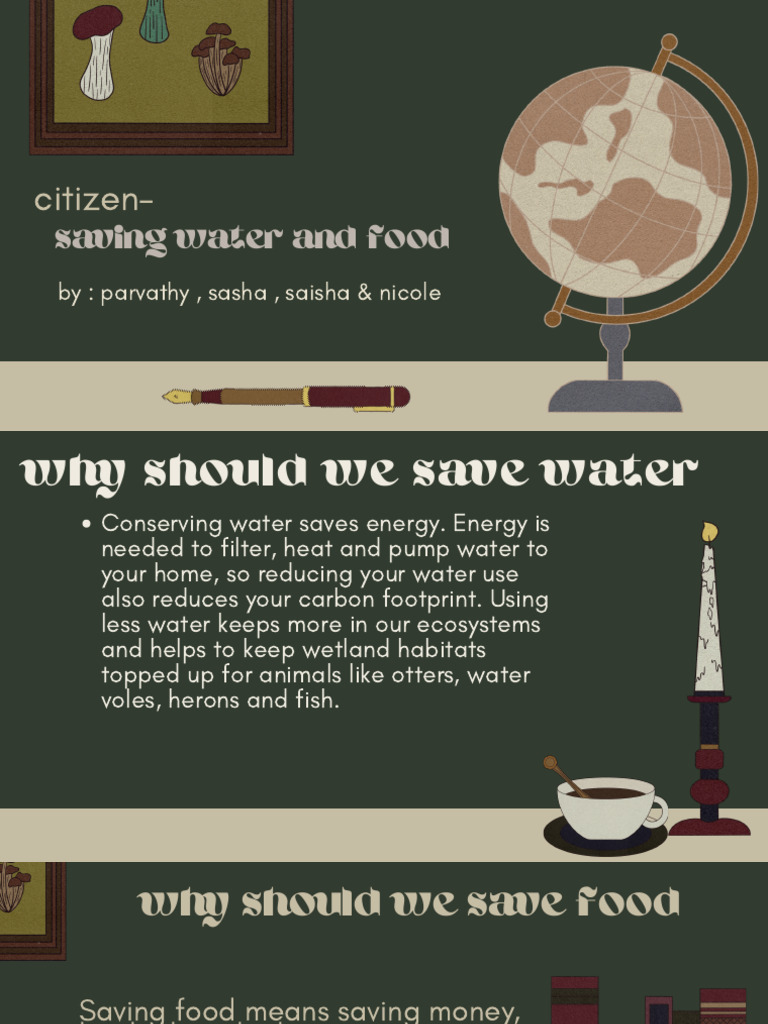 Citizen-Saving Water and Food 2 | PDF