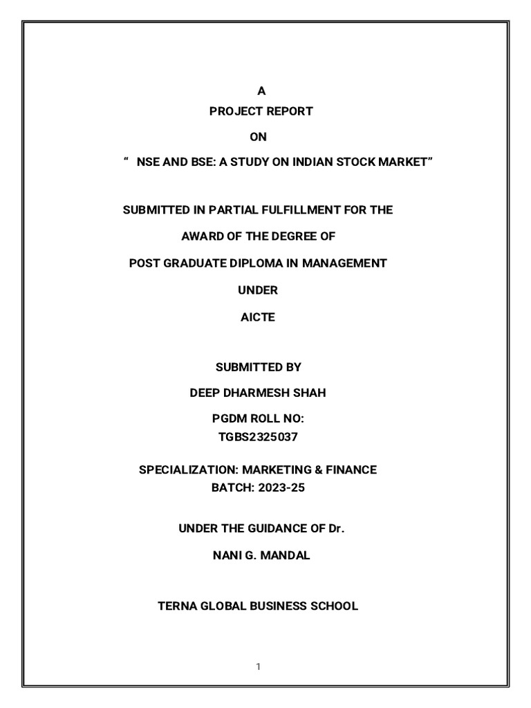 nse and bse | PDF | Index Numbers | Equity Securities