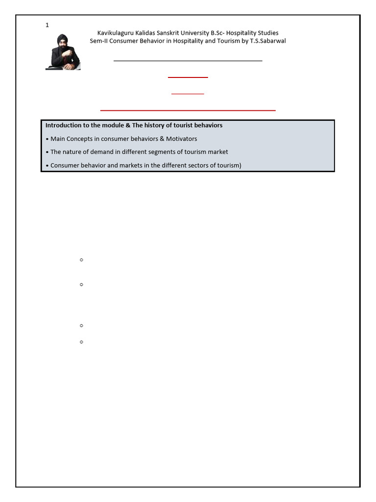 Consumer Behavior in Hospitality | PDF | Tourism | Consumer Behaviour