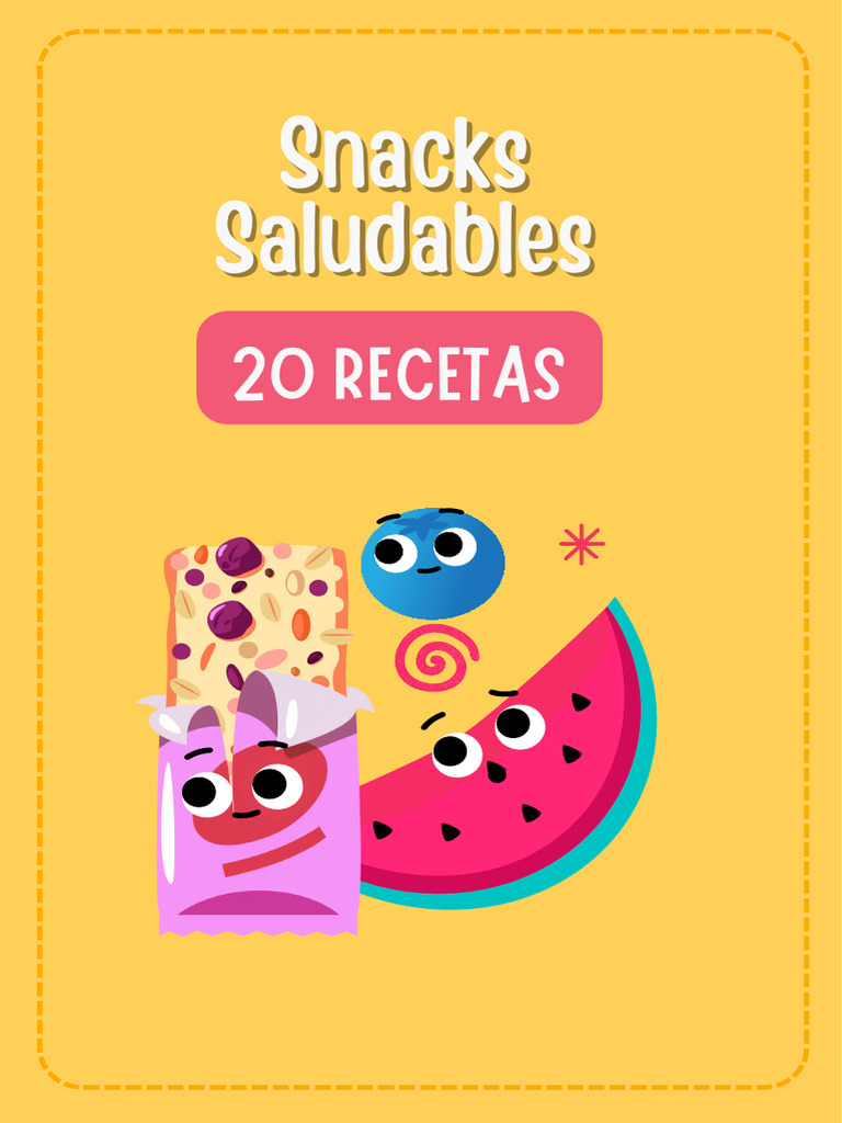 Snacks Saludables | PDF | Cocinando | Panes