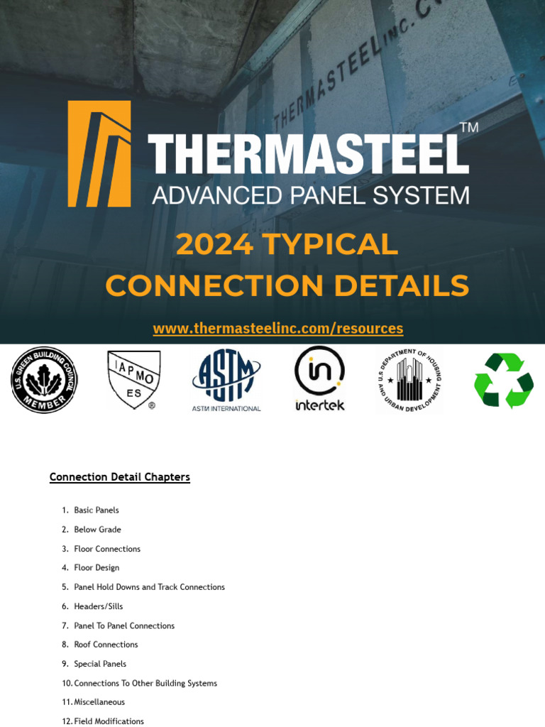 2024 Connection Details PDF | PDF | Framing (Construction) | Wall