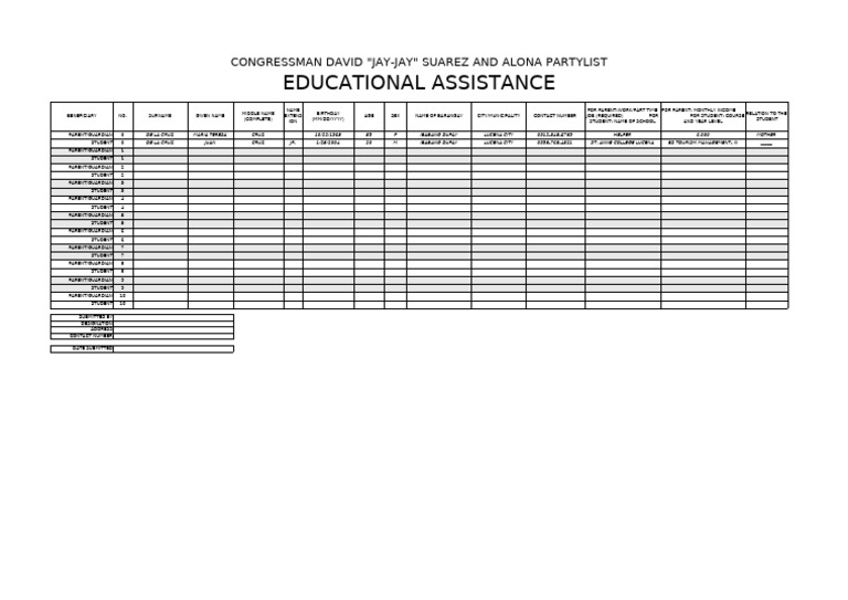 Akap Educational Assistance | PDF