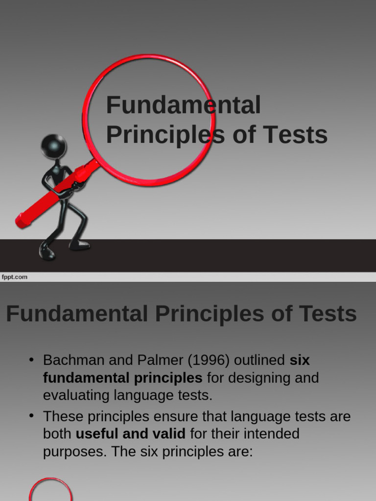Language Testing PPT 2 | PDF | Validity (Statistics) | Internal Consistency