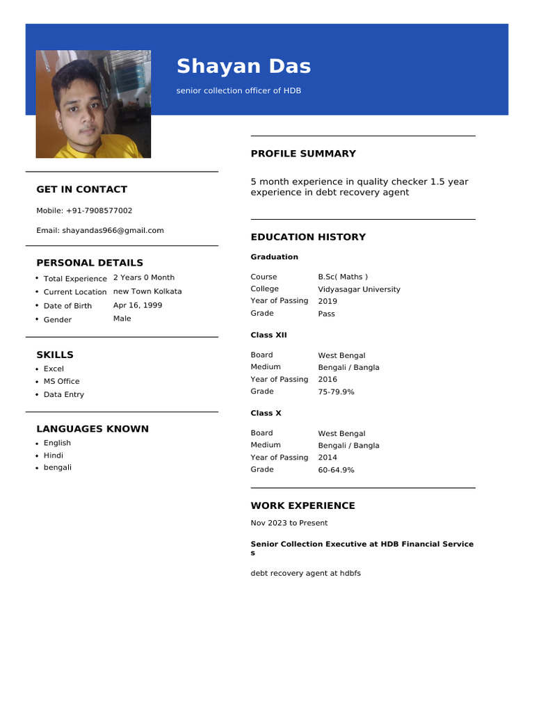 Resume - 2024-01-16 - 5874148 - 1732434734254 - Shayan Das | PDF