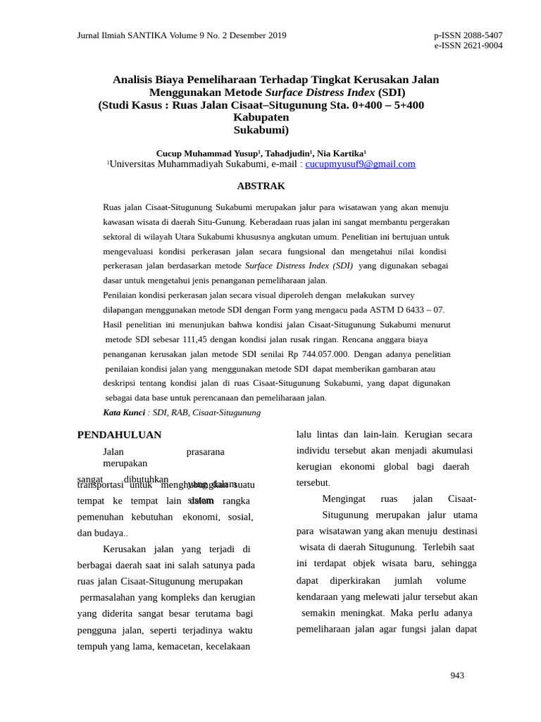 Jurnal Perkerasan Jalan Eas | PDF