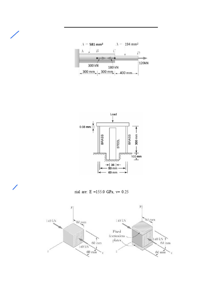 Tutorial Problems - Module1 - MEC2201 - Even Sem - 2024-25 | PDF | Young's Modulus | Stress ...