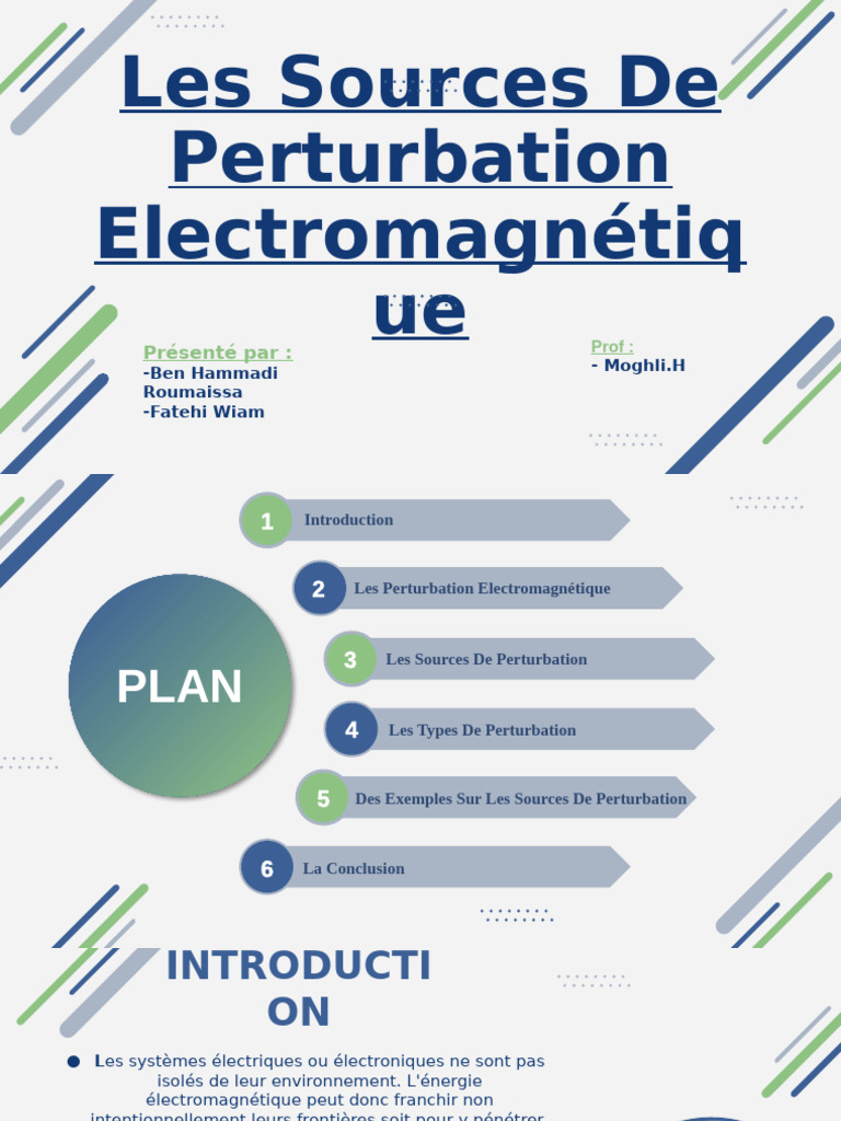 Sources de Perturbations Électromagnétiques | PDF | Compatibilité ...
